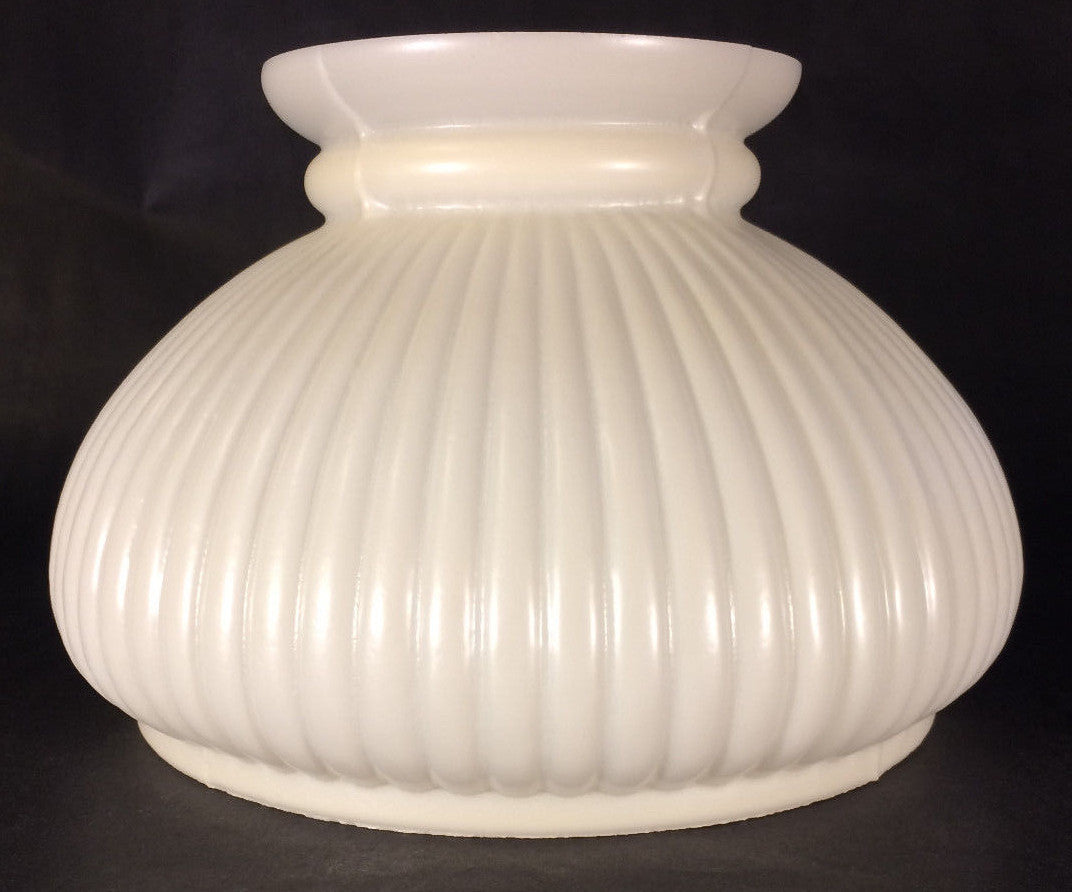 New 7" Rib Glass Student Lamp Shade With Cream Background #7S618 ...